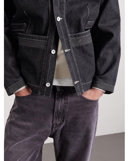 Folk Anniversary Denim Jacket in Black for Men | Lyst UK
