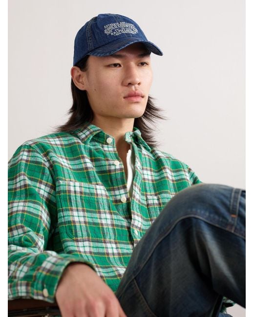 Polo Ralph Lauren Polo Country Logo-Embroidered Denim Baseball Cap in ...