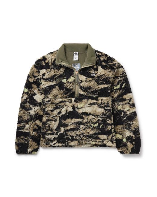 Nike Acg Canwell Glacier Logo-embroidered Therma-fit Adv Fleece Jacket ...