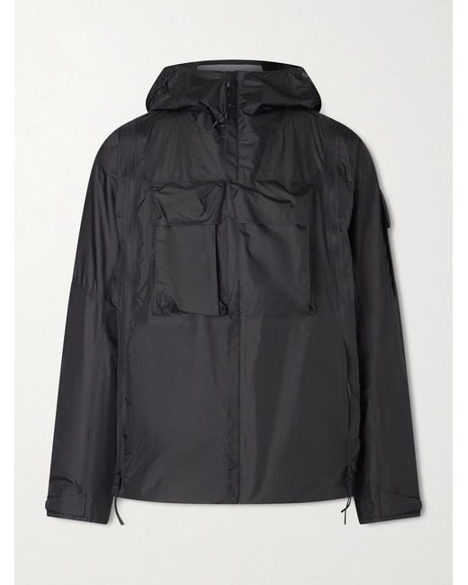 C.P. Company Metropolis Series Pertex® Ripstop Hooded Jacket in Black ...