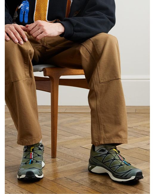 Salomon Xt-6 Rubber-trimmed Gore-tex Mesh Sneakers in Green for Men ...