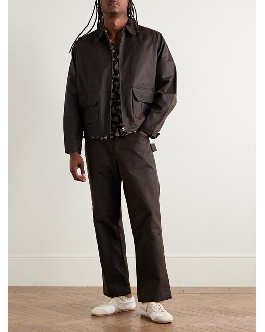 Bode Waxed-cotton Jacket in Black for Men | Lyst UK