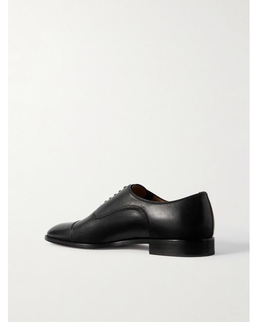 Christian Louboutin Seriox Cap-Toe Leather Oxford Shoes in Black for ...