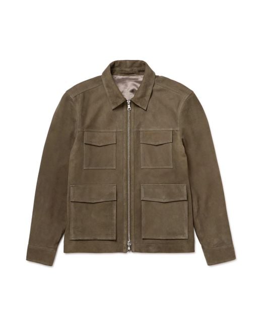 MR P. Suede Jacket in Brown for Men | Lyst