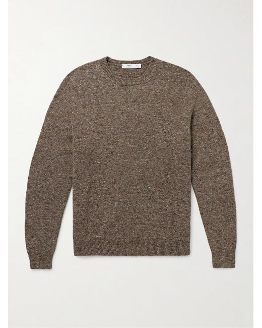 Inis Meáin Merino Wool And Cashmere-blend Sweater in Brown for Men ...