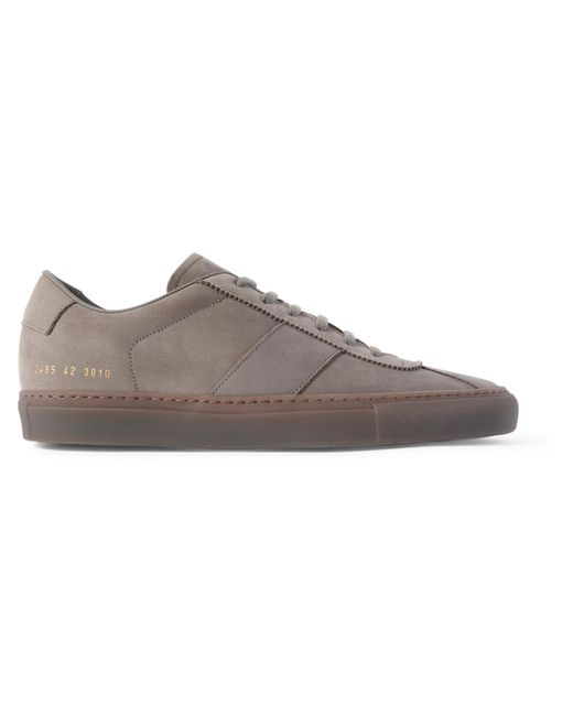 Common Projects Tennis Nubuck Sneakers in Brown for Men | Lyst