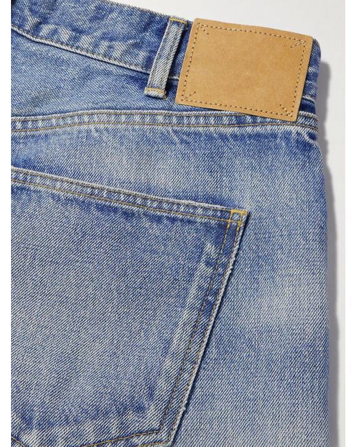 Celine Wesley Straight-Leg Distressed Jeans in Blue for Men | Lyst UK