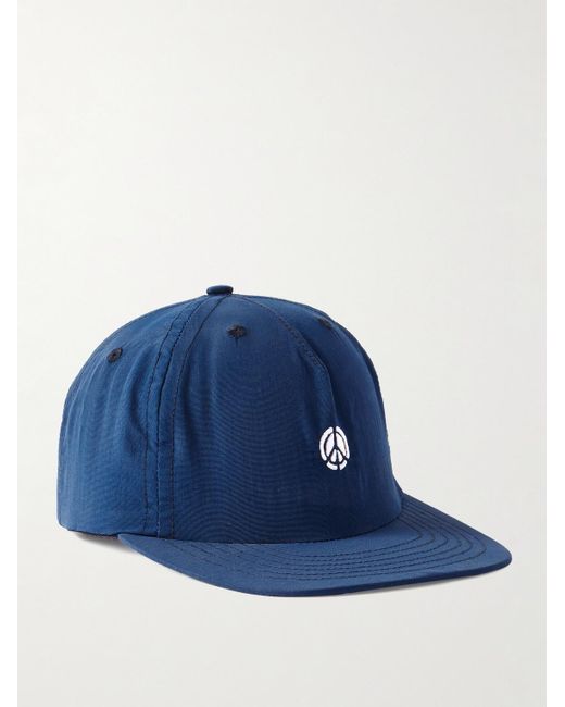 District Vision Embroidered Nylon-Taslan Baseball Cap in Blue for Men ...