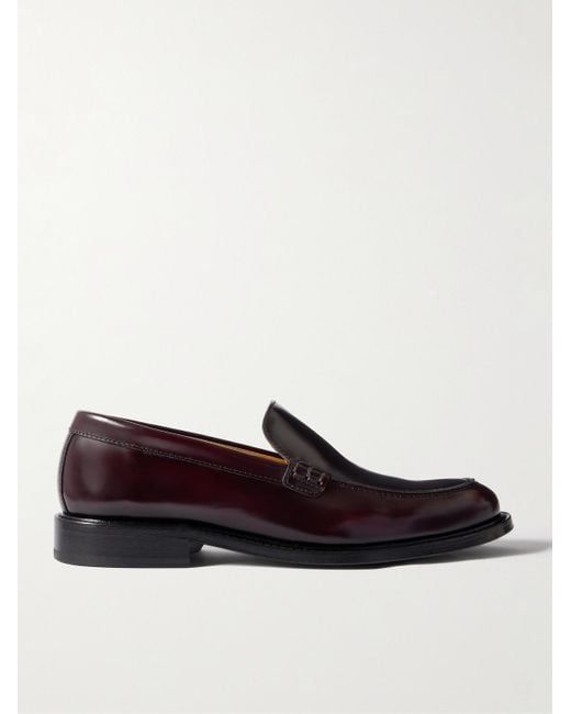 MR P. Scott Leather Loafers in Red for Men | Lyst UK