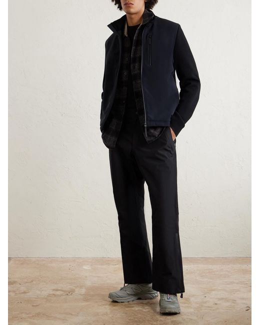 Aztech Mountain Evan Shell And Wool Down Jacket in Black for Men | Lyst UK