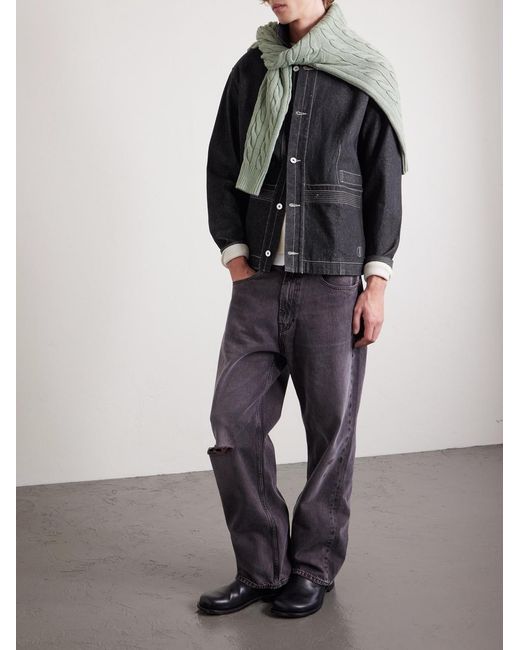 Folk Anniversary Denim Jacket in Black for Men | Lyst UK
