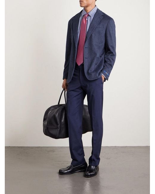 Polo Ralph Lauren Herringbone Tweed Suit Jacket in Blue for Men | Lyst UK