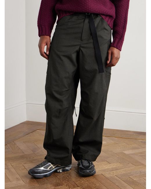 Asics Us6-s Gel-kinetic Fluent Rubber-trimmed Mesh Sneakers in Blue for ...