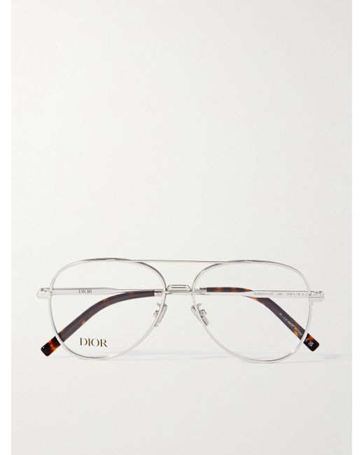 Dior Diorblacksuit A2U Aviator-Style Tortoiseshell Acetate-Trimmed-Tone ...