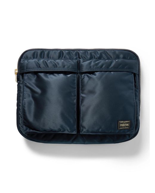 Porter-Yoshida and Co Tanker Nylon Document Case in Blue for Men | Lyst