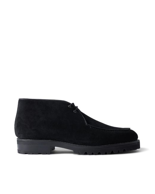 Majordome M69 Suede Chukka Boots in Black for Men | Lyst