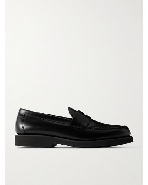 Sebago Ryan Leather Penny Loafers in Black for Men | Lyst UK