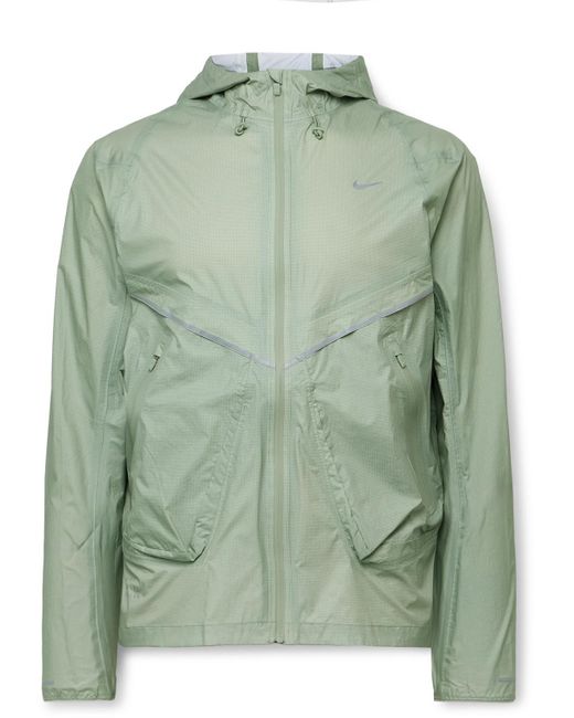 Nike Run Division Storm-Fit Adv Ripstop Hooded Jacket in Green for Men ...