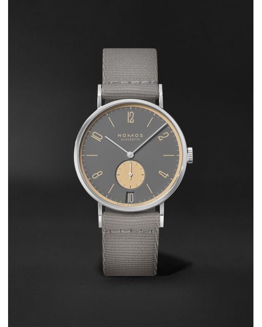 Nomos Tangente 38 Date Haifischgrau Limited Edition Hand-wound 37.5mm ...