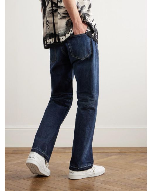 Celine Wesley Straight-Leg Distressed Jeans in Blue for Men | Lyst UK