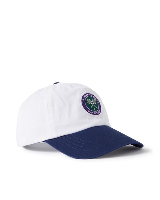 Polo Ralph Lauren Wimbledon Appliquéd Colour-block Cotton-twill ...
