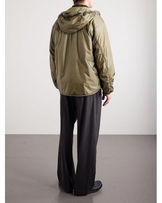 C.P. Company Padded Nada Ripstop Hooded Jacket in Green for Men | Lyst UK