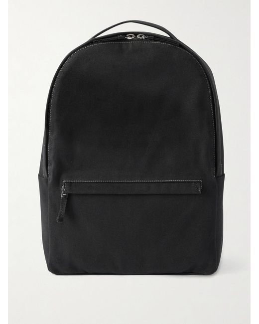 The Row Sisal Canvas Backpack in Black for Men | Lyst UK