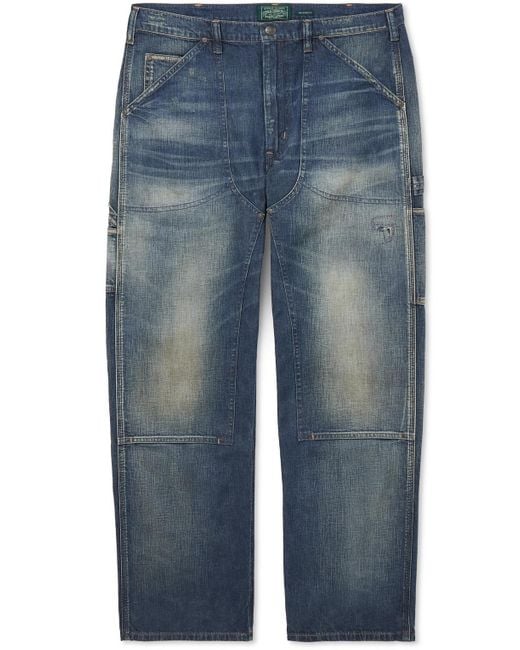 Polo Ralph Lauren Polo Country Slim-fit Straight-leg Distressed ...