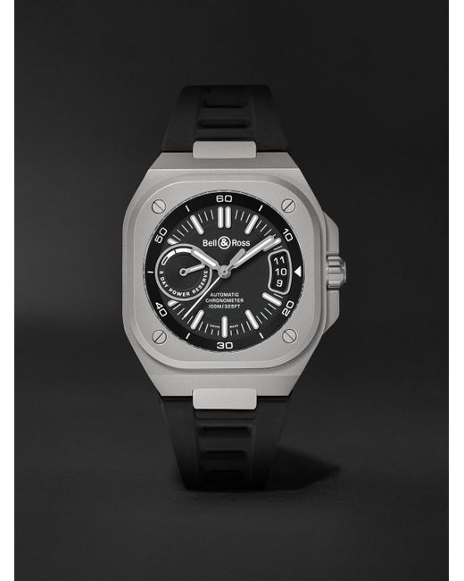 Bell & Ross Br-X5 Automatic Chronometer 41Mm Titanium And Rubber Watch ...