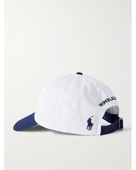 Polo Ralph Lauren Wimbledon Appliquéd Colour-block Cotton-twill ...