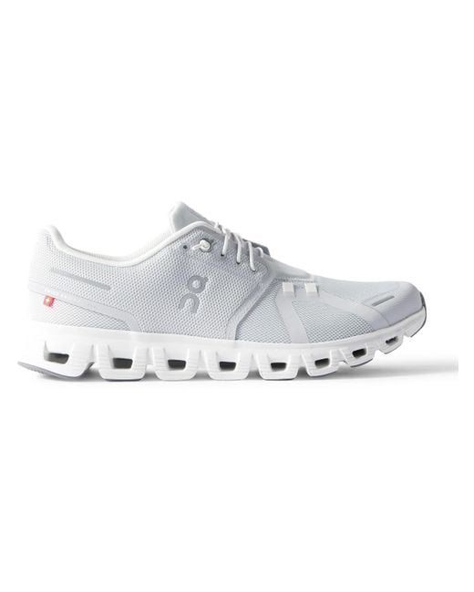 On Shoes Cloud 6 Rubber-Trimmed Mesh Slip- Sneakers in Gray for Men | Lyst
