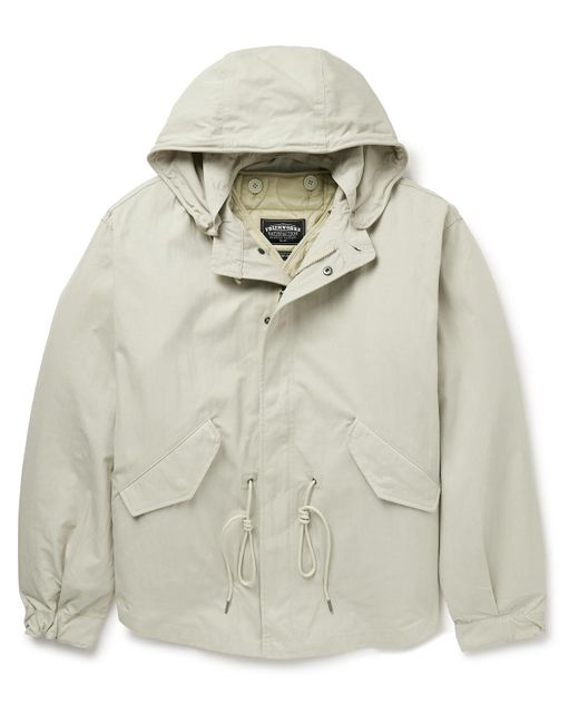 FRIZMWORKS Oscar Convertible Cotton And Nylon-blend Twill Hooded Jacket ...