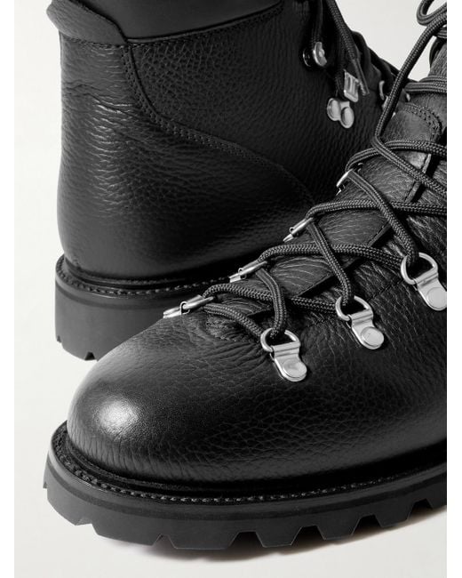 Morjas Full-grain Leather Hiking Boots in Black for Men | Lyst UK