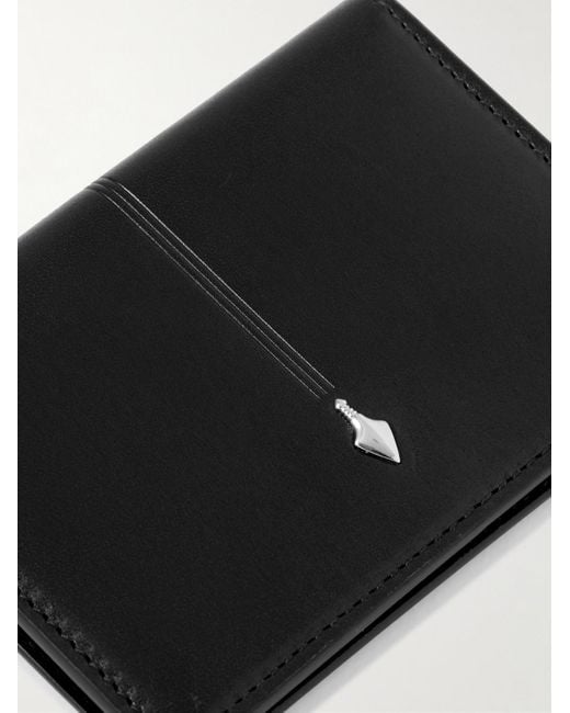 Jacques Marie Mage Cassandre Leather Bifold Wallet in Black for Men ...