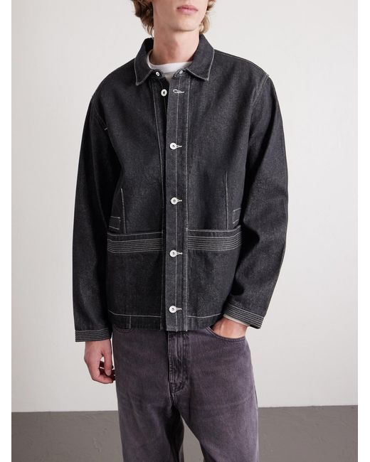 Folk Anniversary Denim Jacket in Black for Men | Lyst UK