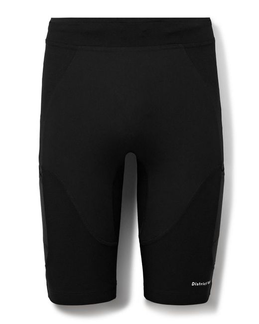 District Vision Cargo Compression Panelled Stretch-Jersey Half-Length ...