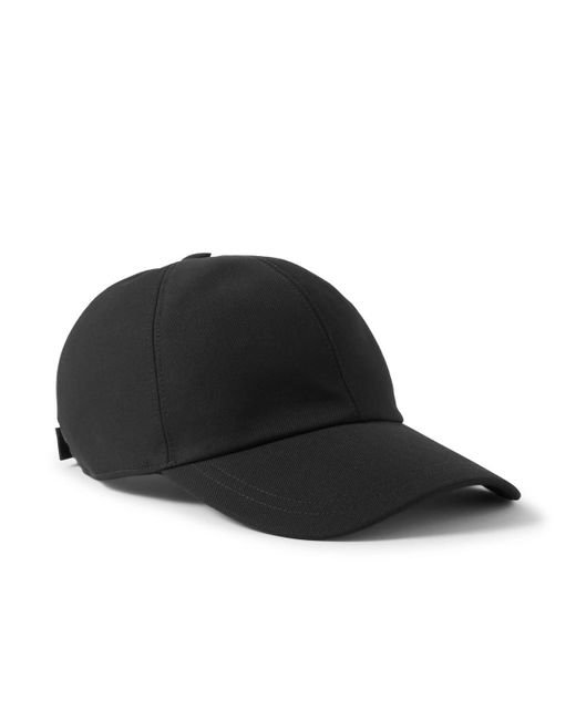 Brioni Wool-Twill Baseball Cap in Black for Men | Lyst