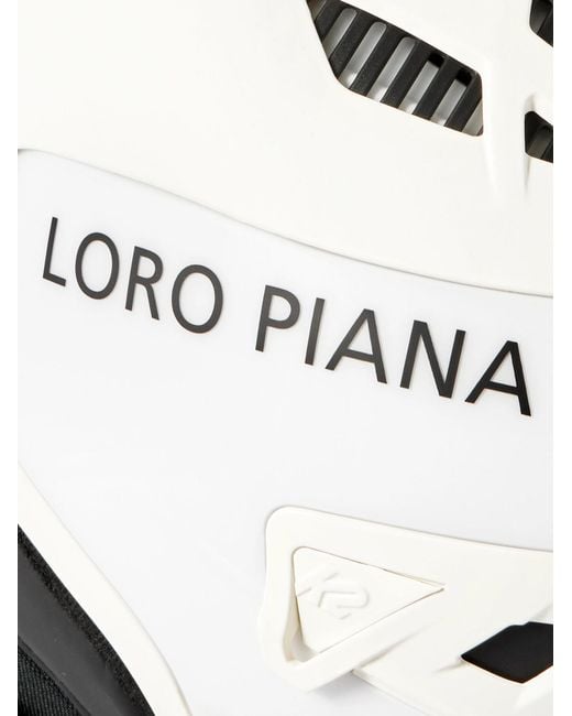 Loro Piana Logo-print Ski Helmet in White for Men | Lyst UK