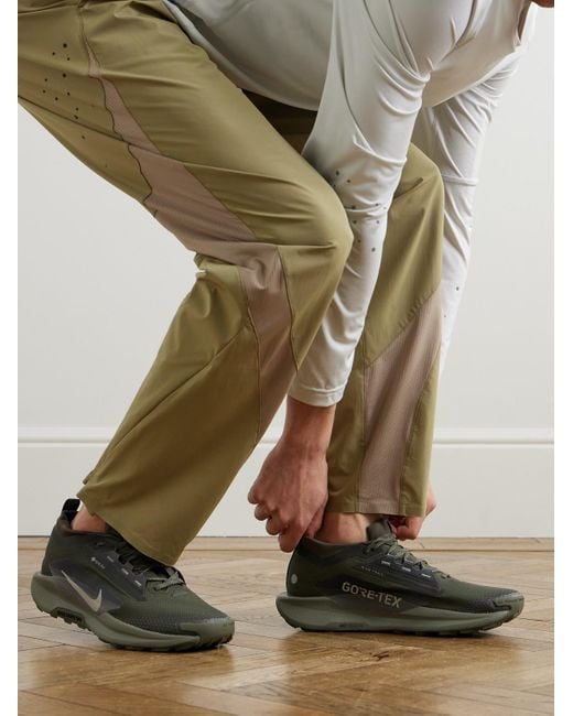 Nike Reactx Pegasus 5 Rubber-Trimmed Gore-Tex Mesh Trail Running ...