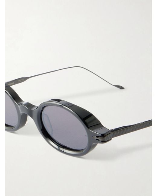 Jacques Marie Mage Haider Ackermann Melchior Round Frame Sunglasses in ...