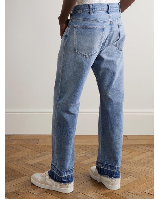 Celine Wesley Straight-Leg Distressed Jeans in Blue for Men | Lyst UK