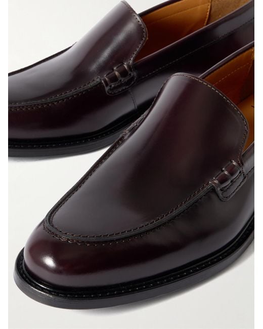 MR P. Scott Leather Loafers in Red for Men | Lyst UK