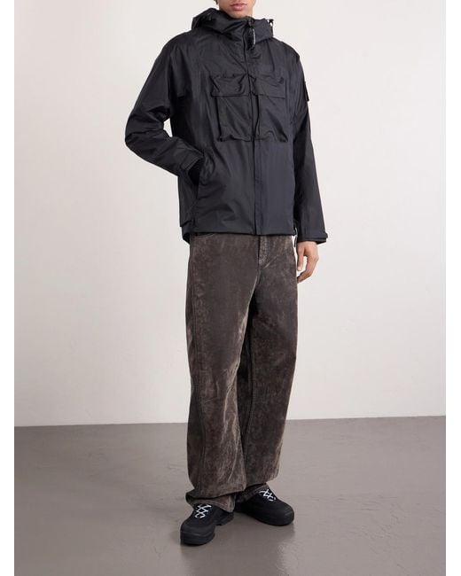 C.P. Company Metropolis Series Pertex® Ripstop Hooded Jacket in Black ...