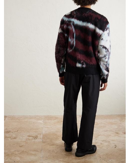 Aztech Mountain Brushed Knitted Sweater in Black for Men | Lyst UK