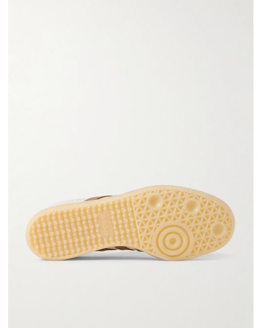 adidas Originals Samba Og Suede-Trimmed Perforated Leather Sneakers in ...