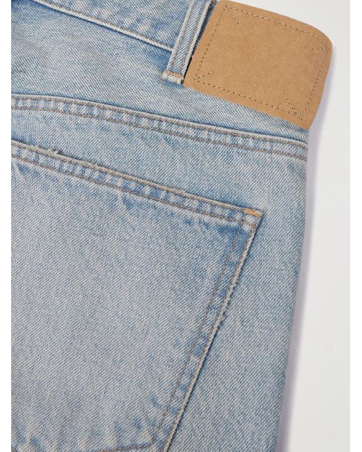 Celine Wesley Straight-Leg Distressed Jeans in Blue for Men | Lyst UK