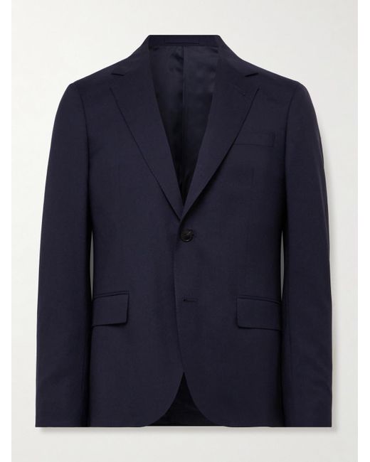 MR P. Slim-Fit Wool Suit Jacket in Blue for Men | Lyst UK