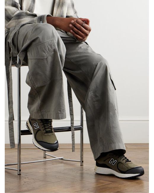 New Balance 2002Rx Rubber-Trimmed Suede And Gore-Tex Ripstop Sneakers ...