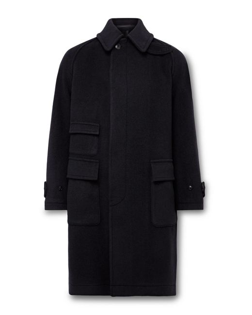 Kaptain Sunshine Traveller Double-faced Melton Wool Coat in Blue for ... Kaptain Sunshine Traveller Double-faced Melton Wool Coat in Blue for ...