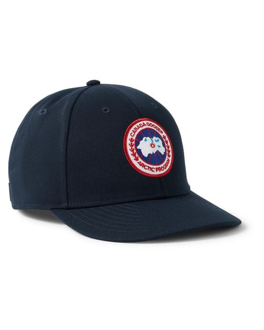 Canada Goose Arctic Logo-Appliquéd Twill Baseball Cap in Blue for Men ...